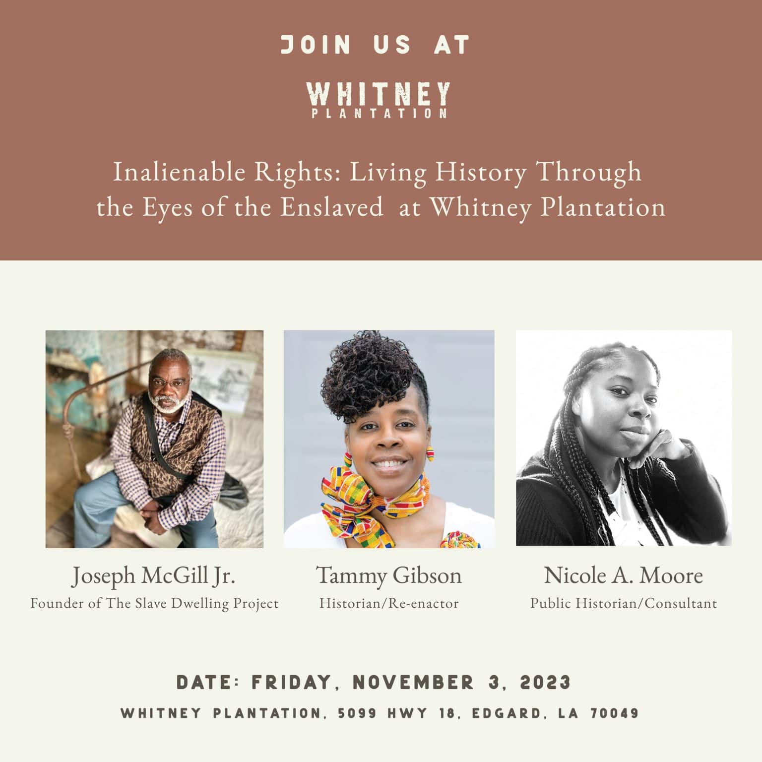 Inalienable Rights: Living History through the Eyes of the Enslaved at ...